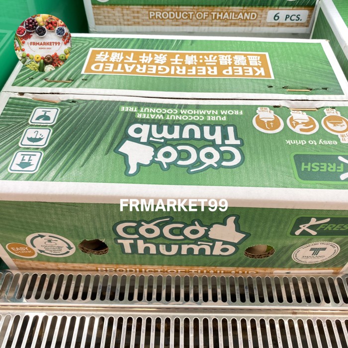 Jual Kelapa Coco Thumb Thailand Praktis 6 Pcs | Buah Kelapa Cocothumb ...