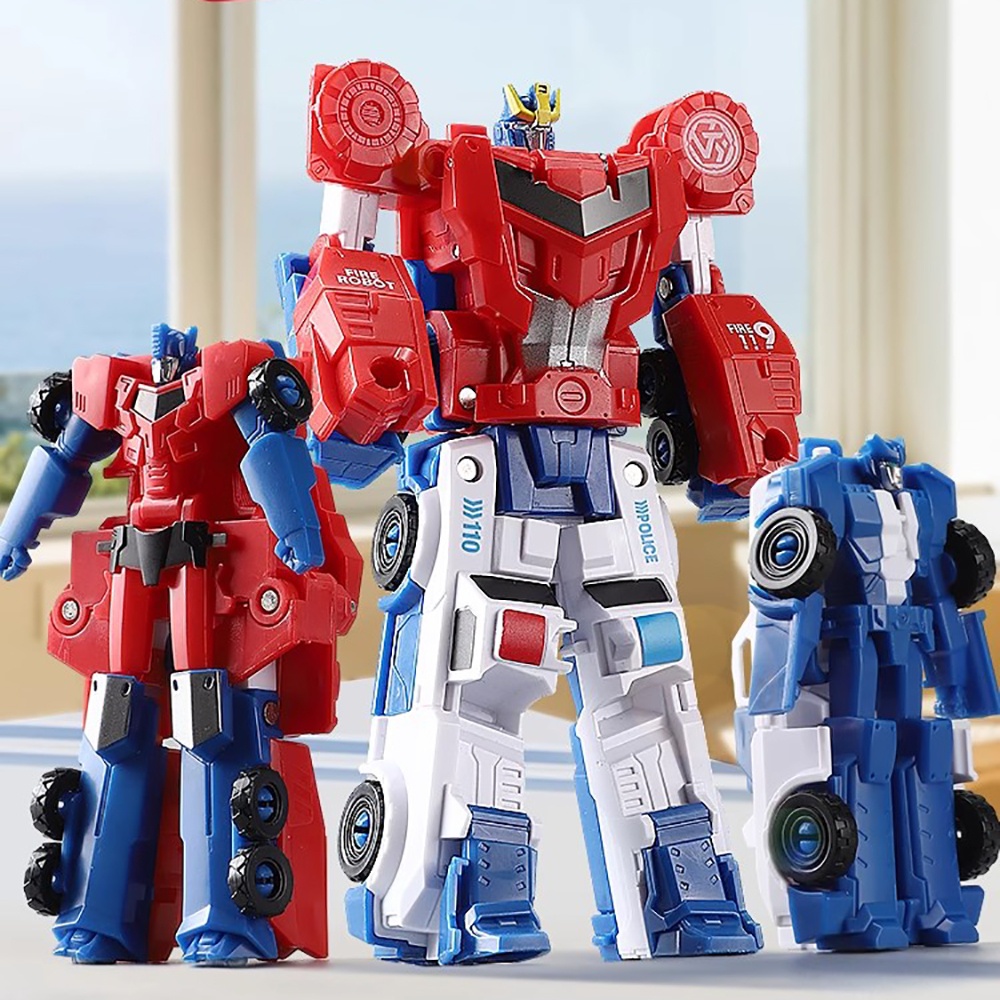 Jual Lucky Cabin Mainan Trans former Anak 2 in 1 Mobil Transforming ...