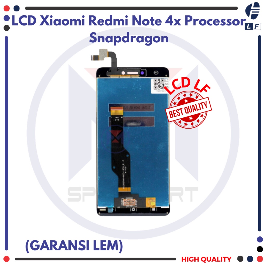 Jual LCD XIAOMI REDMI NOTE 4X PROCESSOR SNAPDRAGON FULLSET TOUCHSCREEN ...