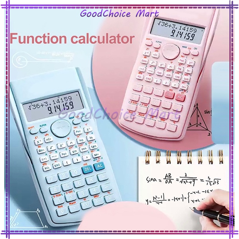 Jual Scientific Kalkulator 240 Fungsi Kalkulasi / 4 Warna Scientific ...