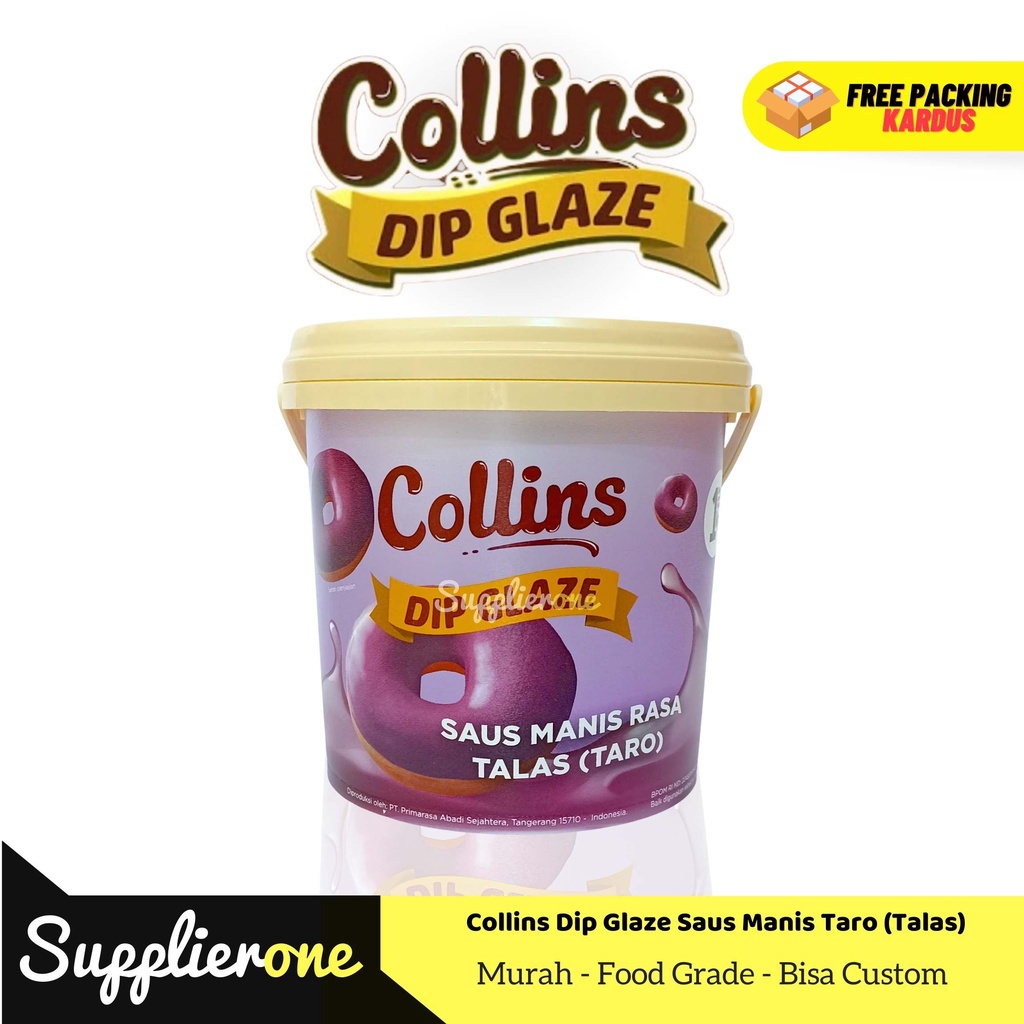 Jual Collins Dip Glaze Taro 1kg / Dip Glaze / Dip Glaze Collins ...