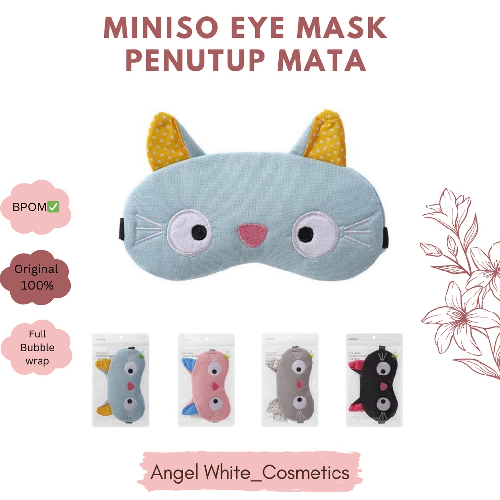 Jual MINISO EYE MASK PENUTUP MATA | Shopee Indonesia