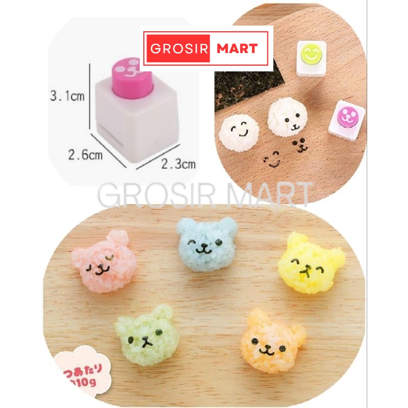 Jual 1 Set Nori Puncher Hias Mata Bento Bekal Anak Perintilan Bekal ...