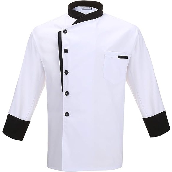 Jual Baju Koki / Baju Chef / Baju Masak Bahan Premium Termurah | Shopee ...