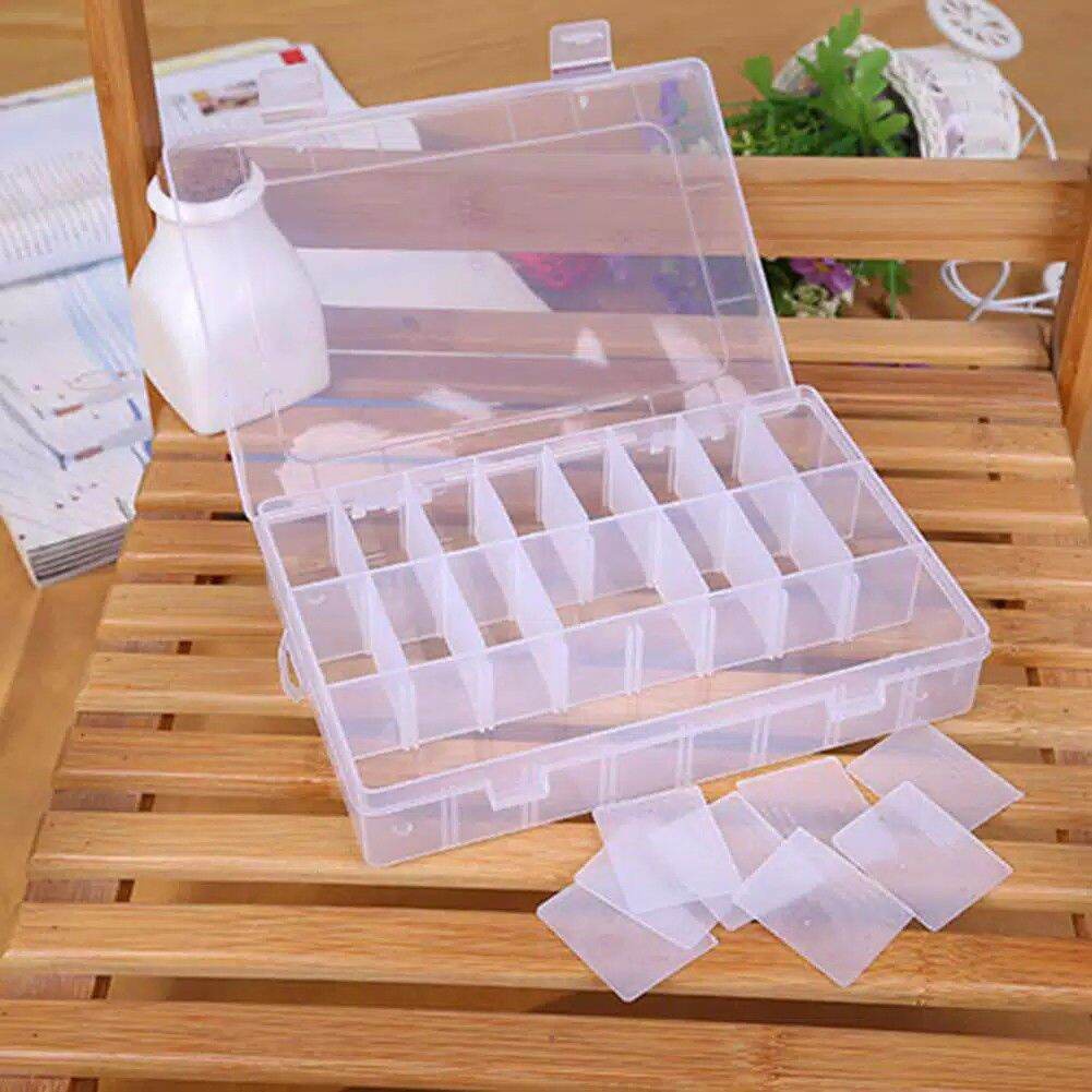 Jual Kotak Penyimpanan Manik Manik Box Sekat Kecil / Kotak 24 Sekat ...