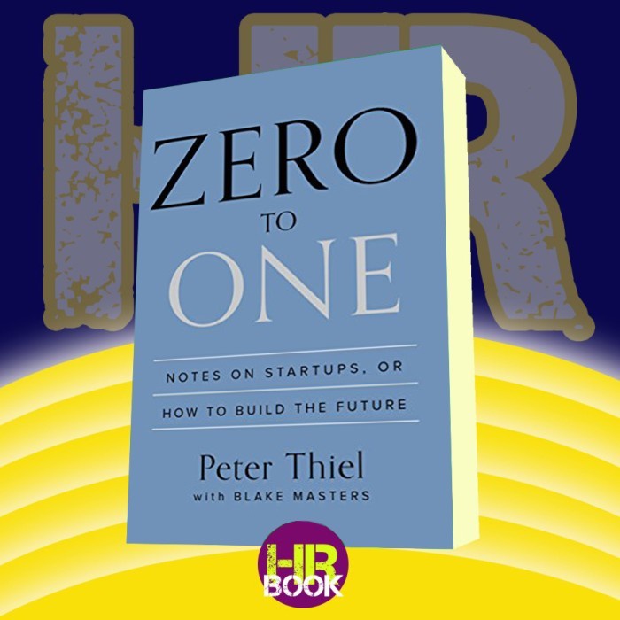 Jual Zero to One: Notes on Startups, or How to Build the Future ...