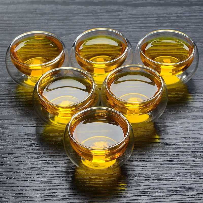 Jual Gelas Kopi Shot Double Wall Glass Borosilicate 50ml 6 PCS | Shopee Indonesia