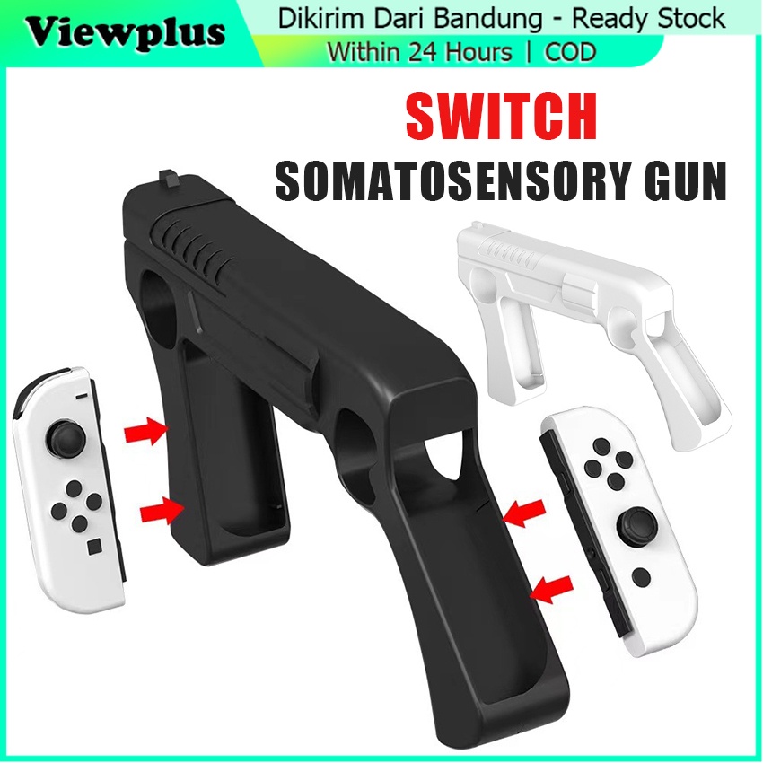 Jual Game Gun Handle Remote Pistol Shooting Nintendo Switch JoyCon ...