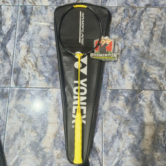 Jual Raket Badminton Original YONEX NANOFLARE 1000Z 1000 Z Lighting Yellow | Shopee Indonesia