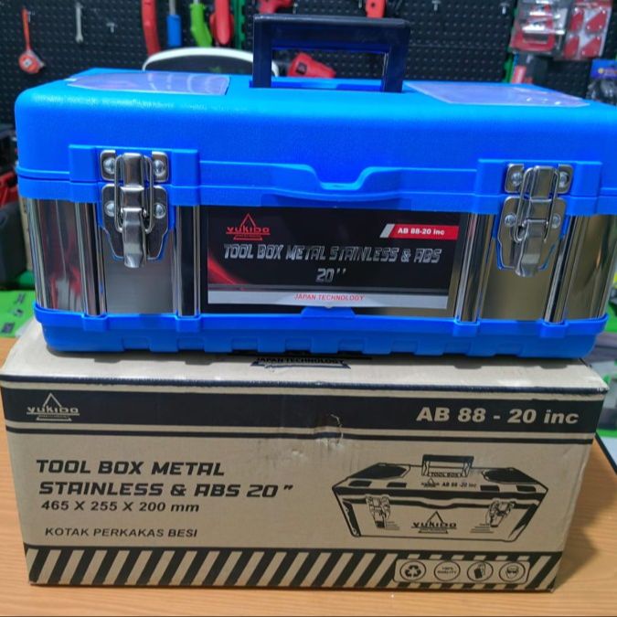 Jual Tool box Besar Besi tahan karat box alat perkakas 20inch kotak ...