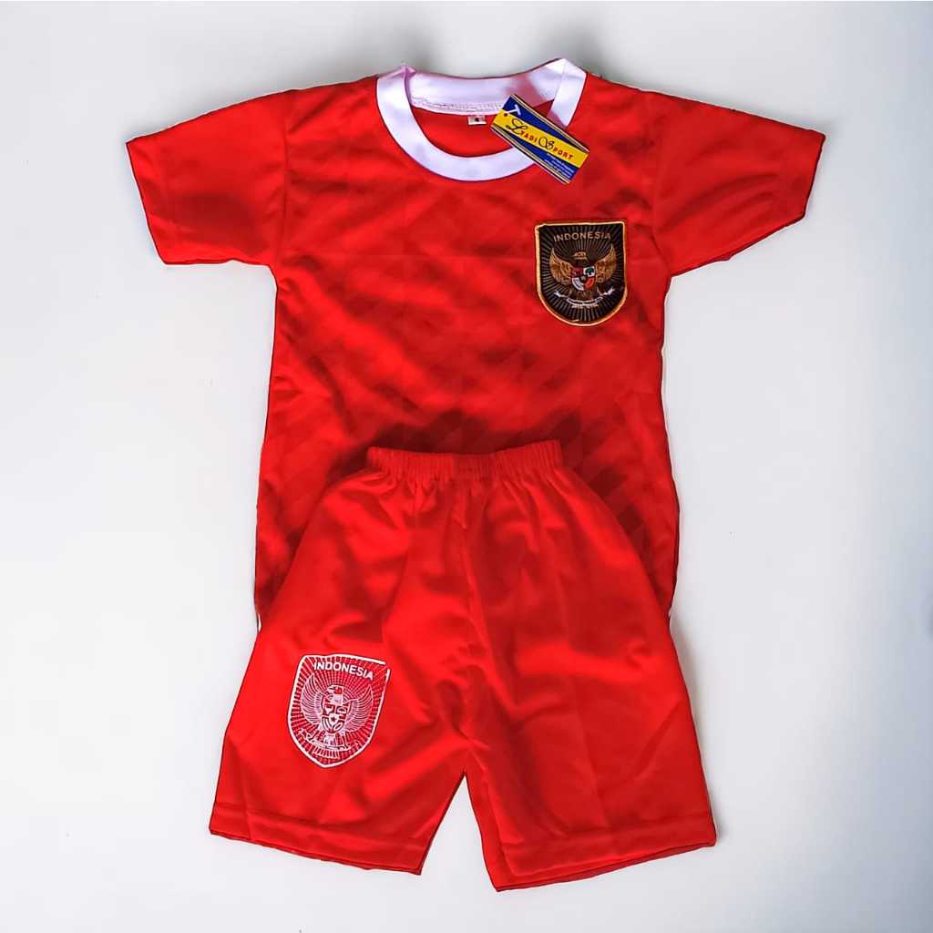 Jual Setelan Jersey Bola Timnas indonesia Anak anak Terbaru Arhan Printing Usia 1-14 Tahun ...