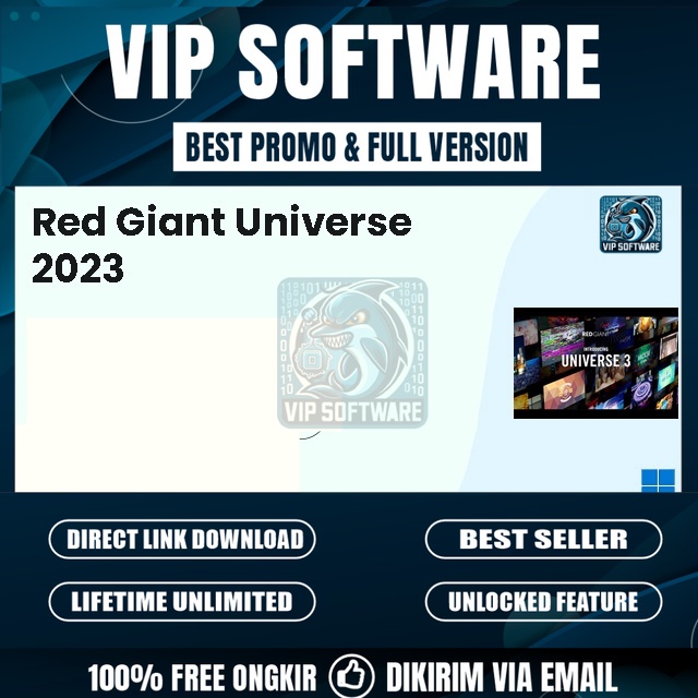 Jual Red Giant Universe 2023 Pro Win OS - Plugin efek dan transisi ...