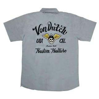 Jual Von Dutch Workshirt 0890 Grey | Shopee Indonesia