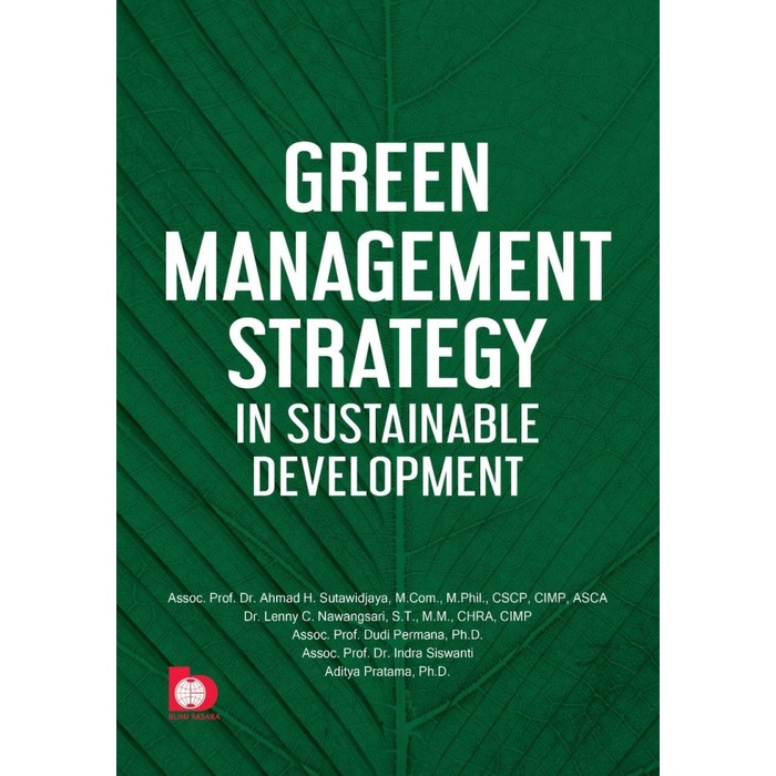 Jual B10 - Buku Green Management Strategy in Sustainable Development Buku Aksara | Shopee Indonesia