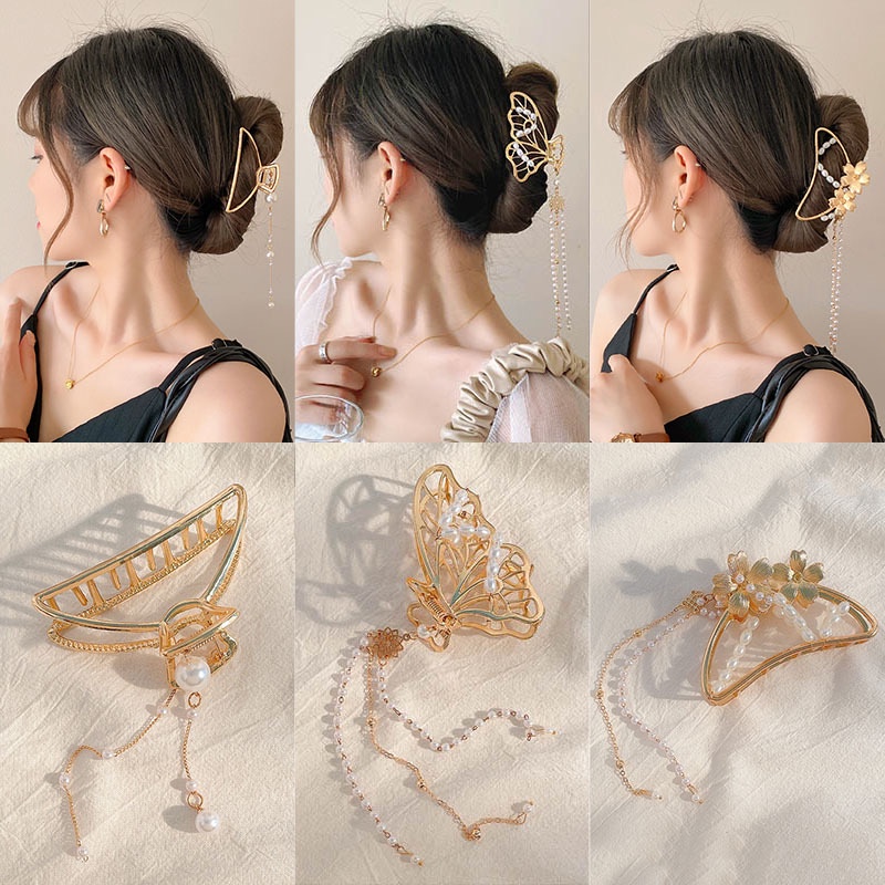 Jual ED - 8CM - JEPIT RAMBUT ALLOY FASHION MODEL KOREA PREMIUM ANTI ...