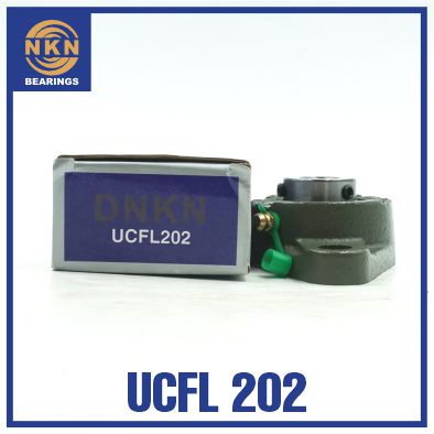 Jual Bearing Unit UCFL 202 NKN Diameter As 15 mm UC202 + FL202 Original ...