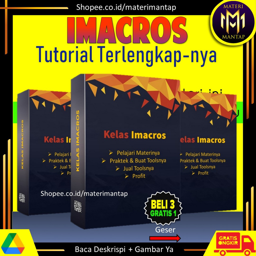 Jual KELAS IMACROS - Tutorial Menggunakan Software Imacros dg Baik dan Benar | Shopee Indonesia