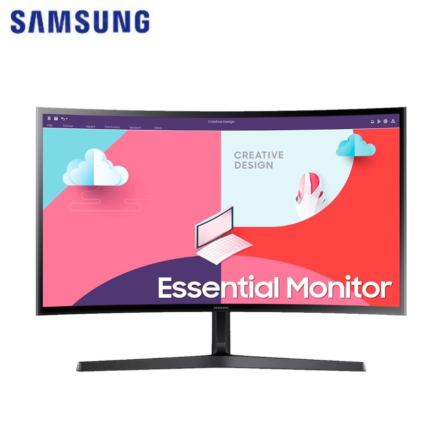 Jual Samsung Monitor 24" S24D366 Curved Essential FHD VA S36C ...
