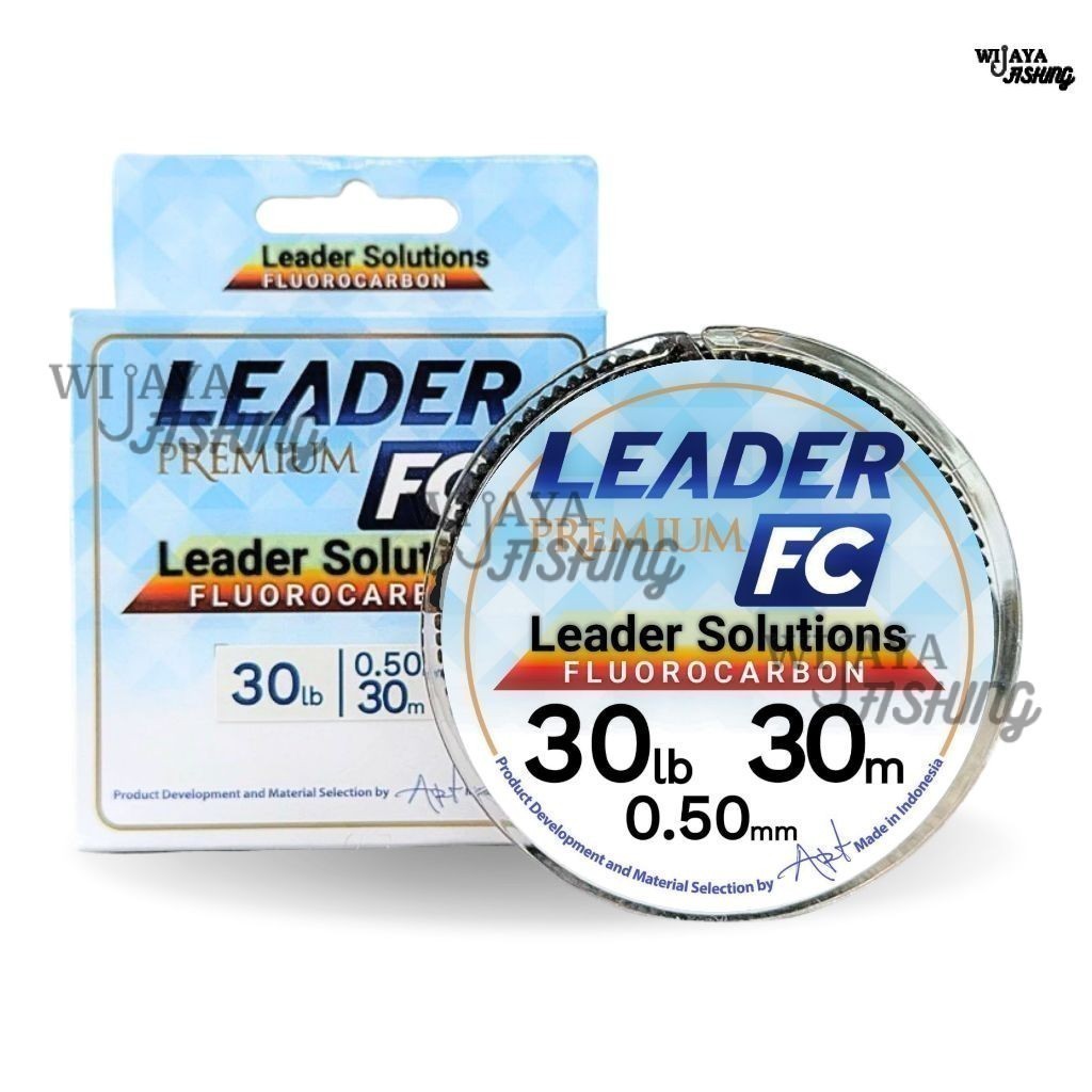 Jual Leader Premium FC Fluorocarbon Solutions 30m Senar Tali Pancing Kuat Awet Samar by Jigging ...