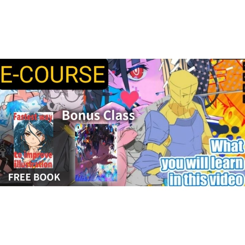 Jual ECOURSE - Naoki Saito - Program Peningkatan Ilustrasi 1 Bulan + Kursus Menggambar Rambut ...