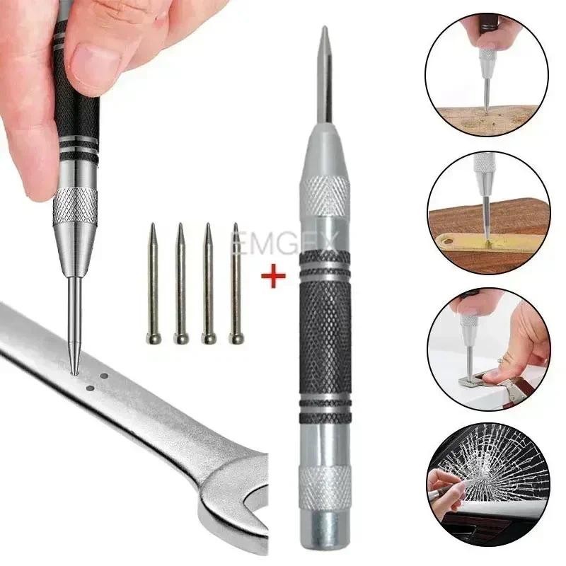Jual Super Strong Automatic Center Punch Kerner Positioning Spring Loaded Adjustable Marker Wood ...