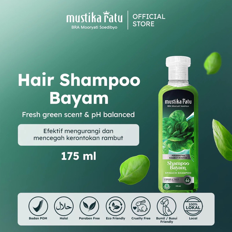 Jual Mustika Ratu Shampoo Bayam , Shampoo Merang | Shopee Indonesia