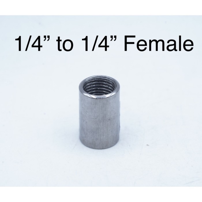 Jual Konektor Sambungan Fiting Coupling Drat Dalam Nipel Pipa Besi 1/4 ...