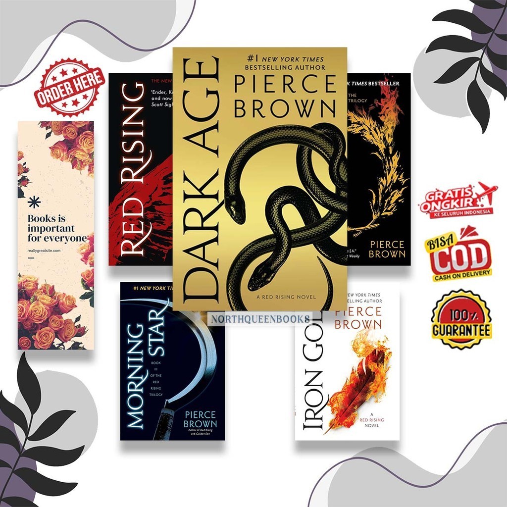 Jual Red Rising (6 book series) By Pierce Brown (English) | Shopee ...
