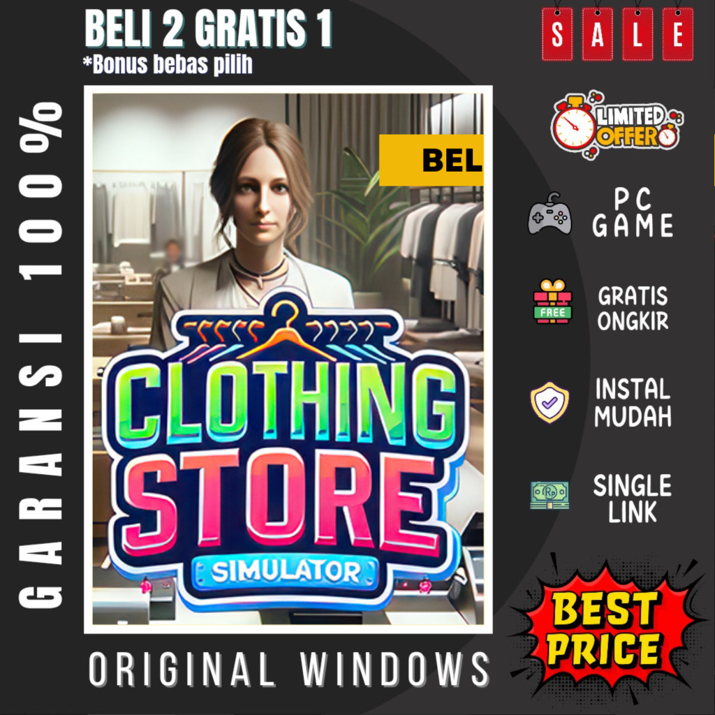 Jual CLOTHING STORE SIMULATOR - GAME PC - GAME LAPTOP - PC GAMES - BELI ...