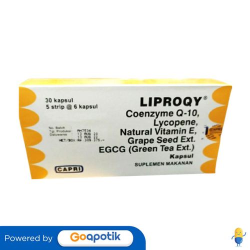 Jual Liproqy Box 30 Kapsul | Shopee Indonesia