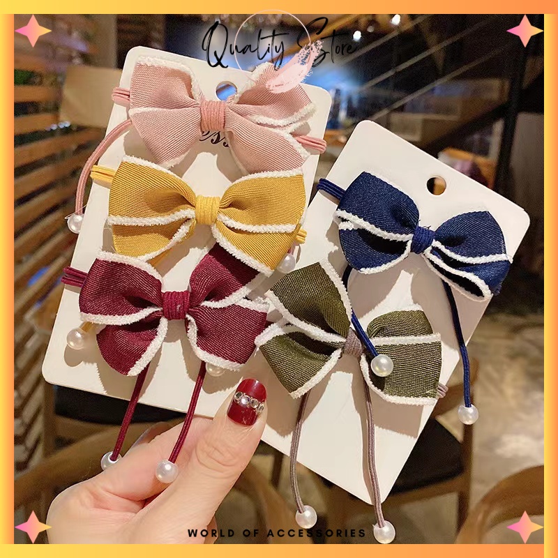 Jual QS - IKAT RAMBUT KOREA FASHION MOTIF PITA IMPORT / IKATAN RAMBUT ...