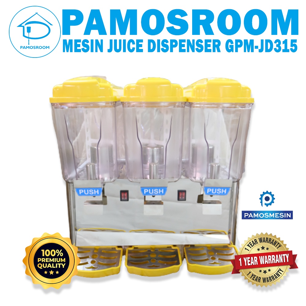 Jual Pamosroom Juice Dispenser 3 Tank Stirring Type Jus Dispenser 3 ...
