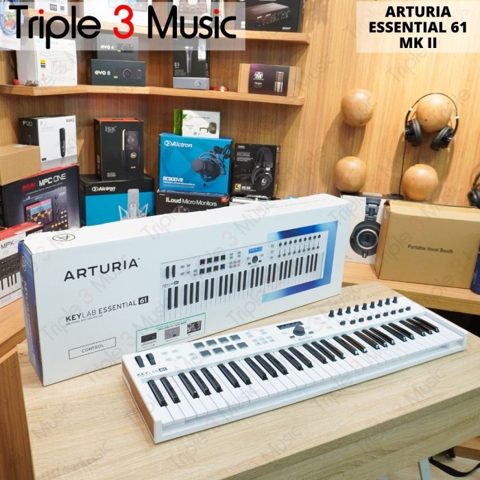 Jual Arturia KeyLab Essential 61 WHITE Keyboard Controller - Putih ...