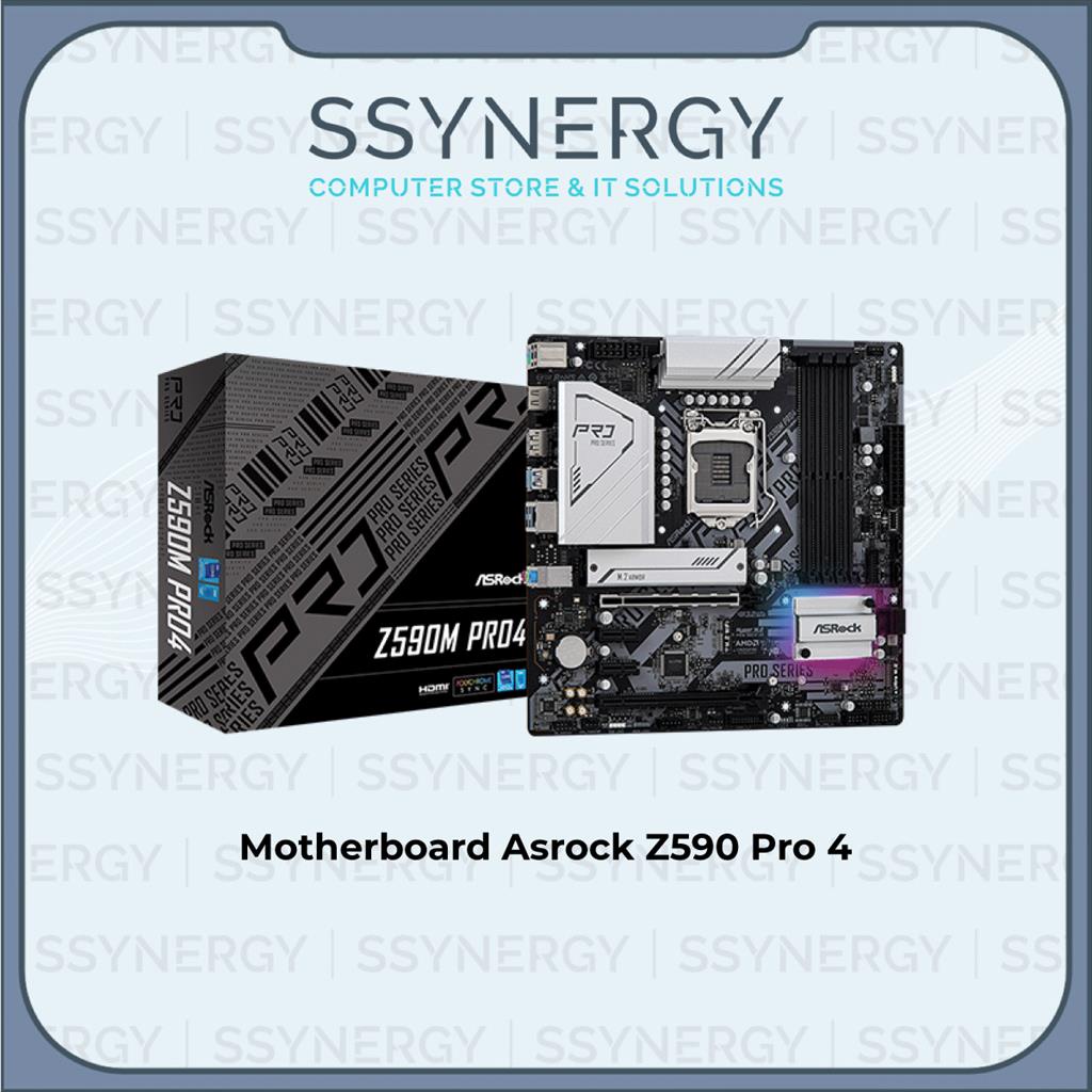 Jual MOTHERBOARD ASROCK Z590 PRO 4 GEN 10 & 11 LGA 1200 ROCKET LAKE ...