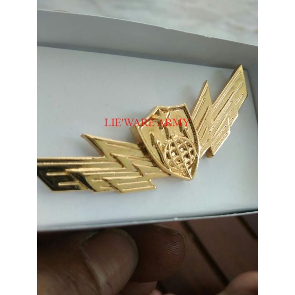 Jual Brevet Pin Wing Siber Perhubungan Tni Ad | Shopee Indonesia