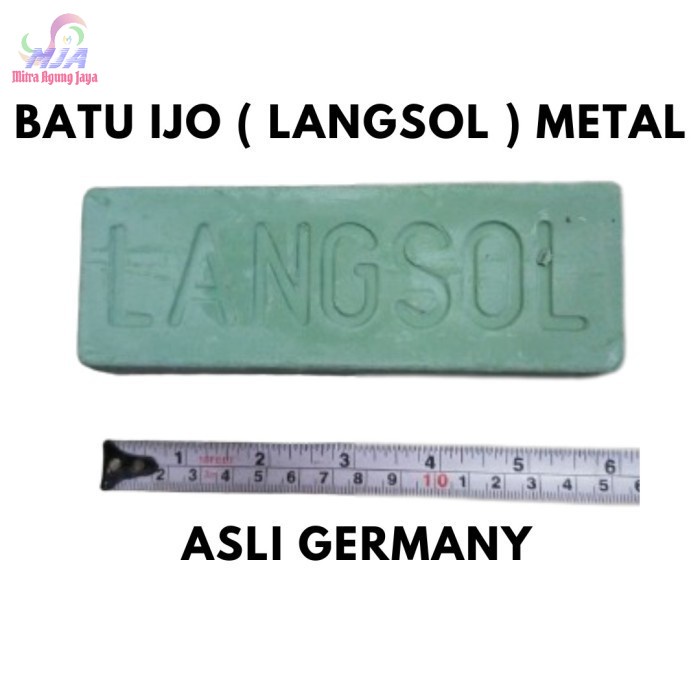 Jual LANGSOL BATU HIJAU IJO POLES KILAT COMPOUNDPOLES BESI STAINLES MAJ ...