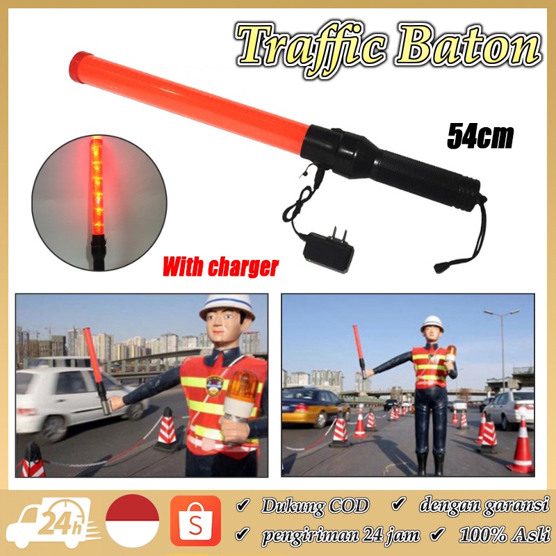 Jual Ready ya,cod Diam dan tidak ada senter 54cm Polisi Bunyi Baton ...