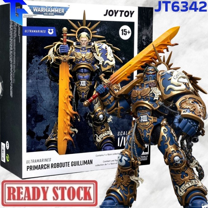 Jual JOYTOY 1/18 Warhammer 40K Ultramarines Primarch Roboute Guilliman ...