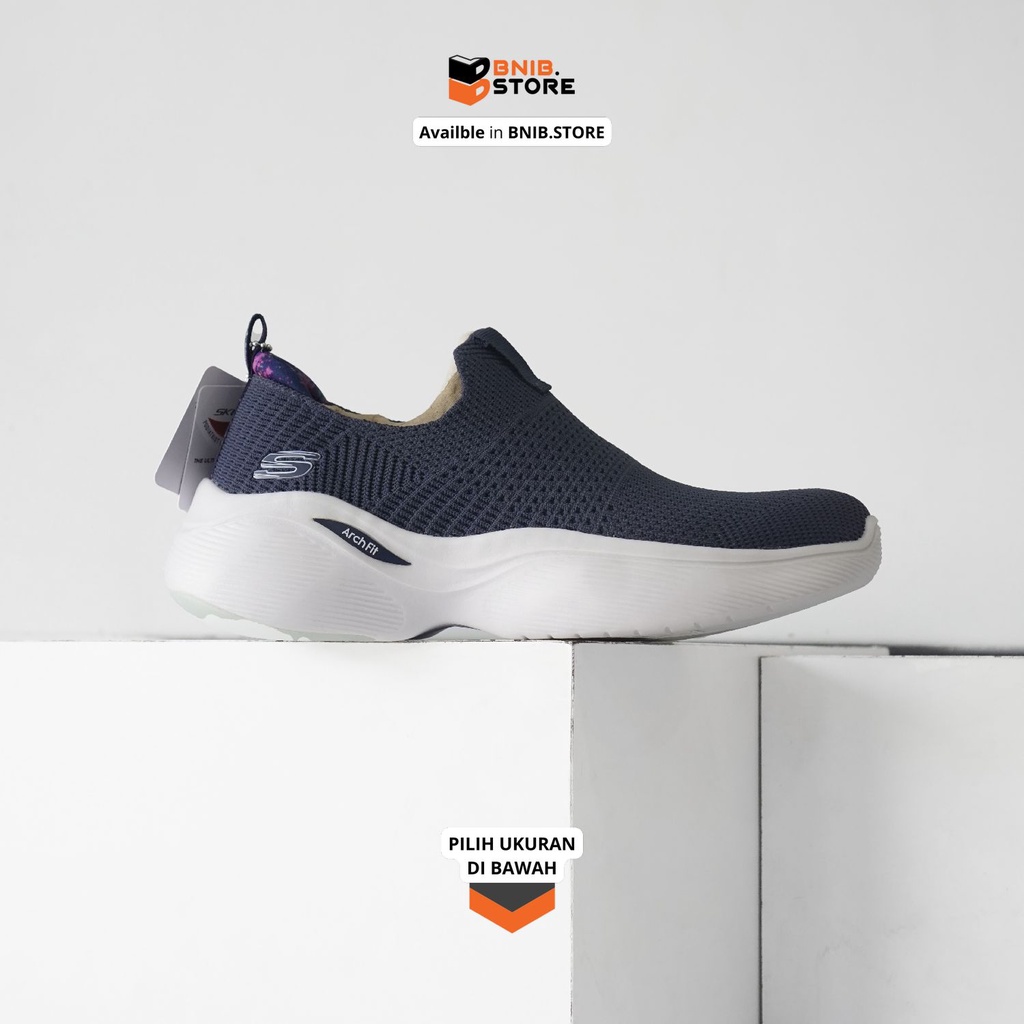 Jual Sepatu SKECHERS Arch Fit Infinity Cozy Aura [149987NVLV] Original ...