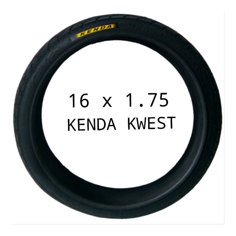 Jual Ban Luar Sepeda Ukuran 16 x 1.75 KENDA KWEST Lipat/BMX/Mini | High Quality | Shopee Indonesia