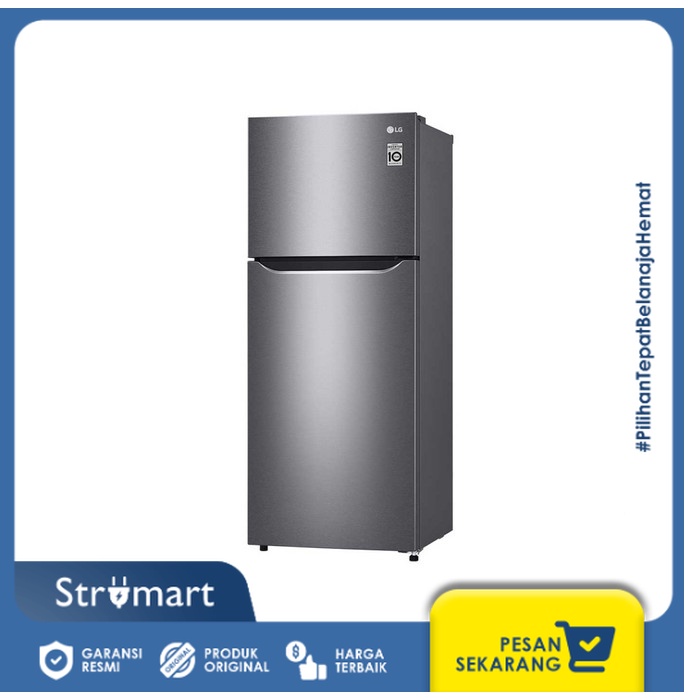 Jual LG KULKAS 2 PINTU GN-B202 SQIB LEMARI ES 2 PINTU LG INVERTER ...