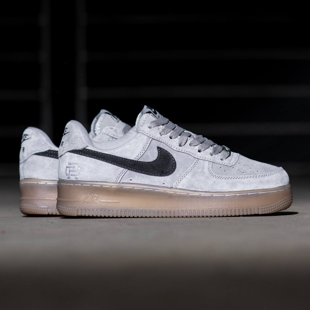 Jual NIKE AIR FORCE 1 REIGNING CHAMP GREY LIGHT GREY - ORIGINAL 100% ...
