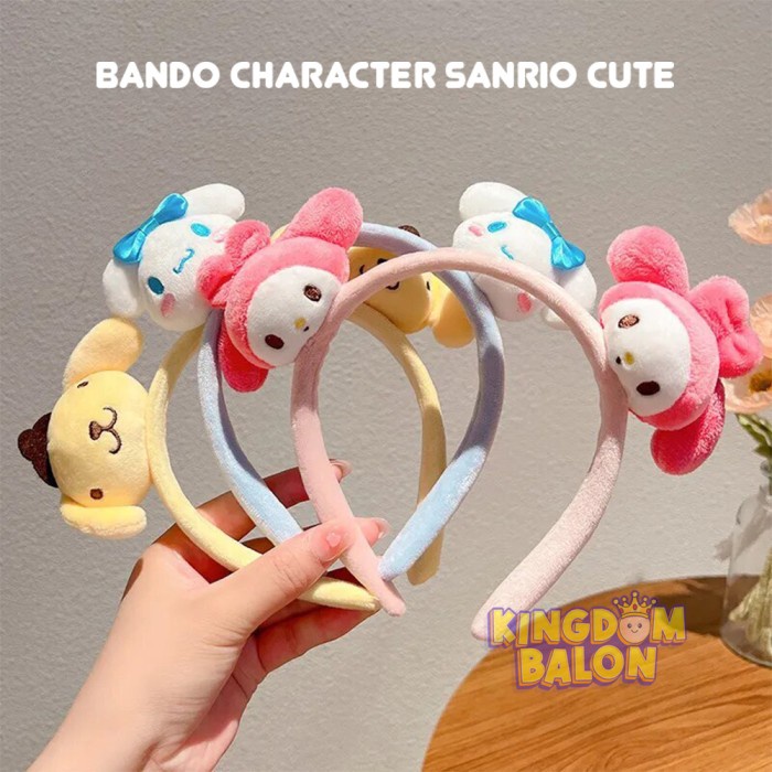 Jual Bando Sanrio Lucu Kartun / Headband Bandana Korea / Bando lotso ...