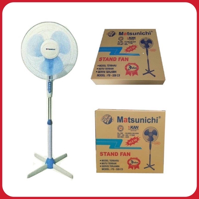 Jual MATSUNICHI STAND FAN 16 INCH SERI C3 3 KECEPATAN | Shopee Indonesia