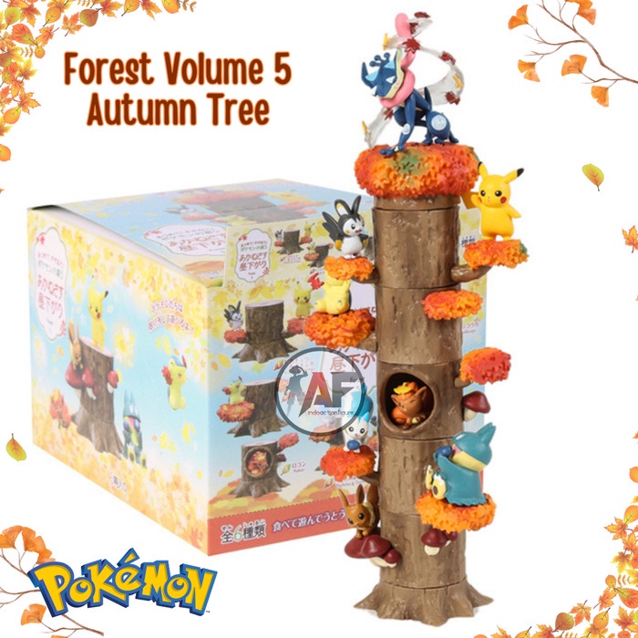 Jual Action Figure Pokemon Gacha Autumn Tree set Forest volume 5 ...