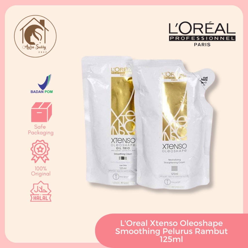 Jual ASS || L'oreal XTenso Smoothing Cream L'oreal Neutralising Cream ...