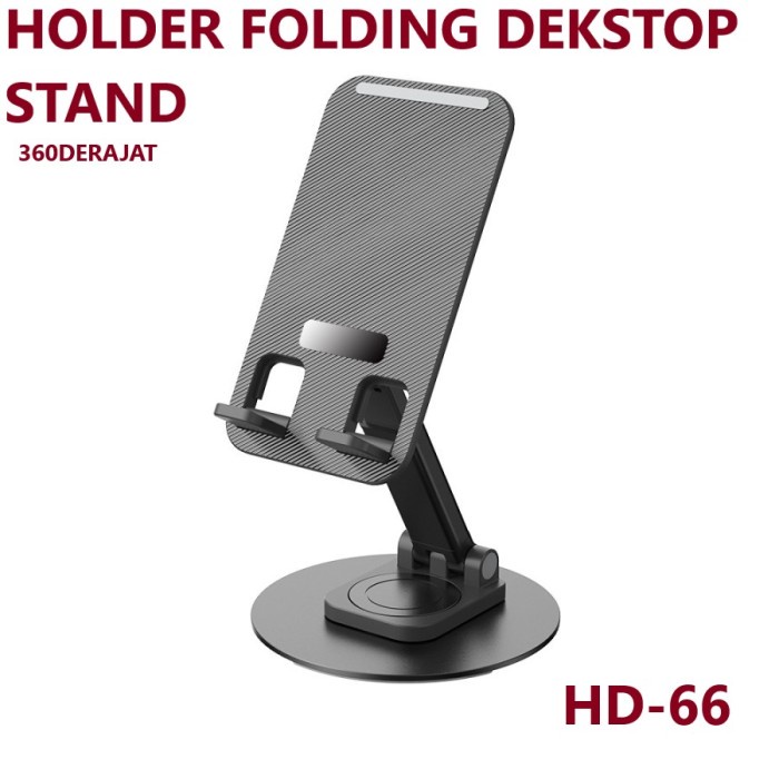 Jual Phone Holder HP Meja Stand HD-66 Holder Folding Dekstop Stand HP ...