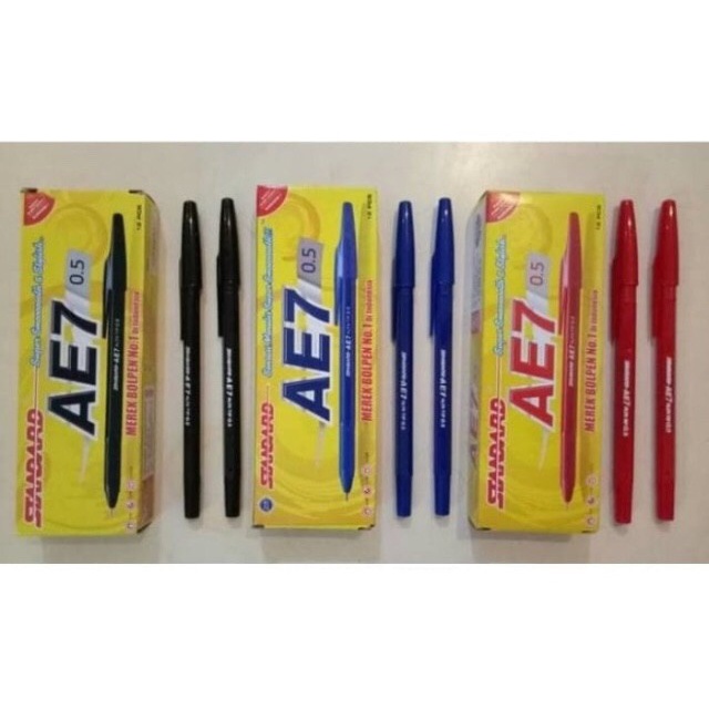Jual PEN / PULPEN STANDARD MERAH 0,5MM | Shopee Indonesia