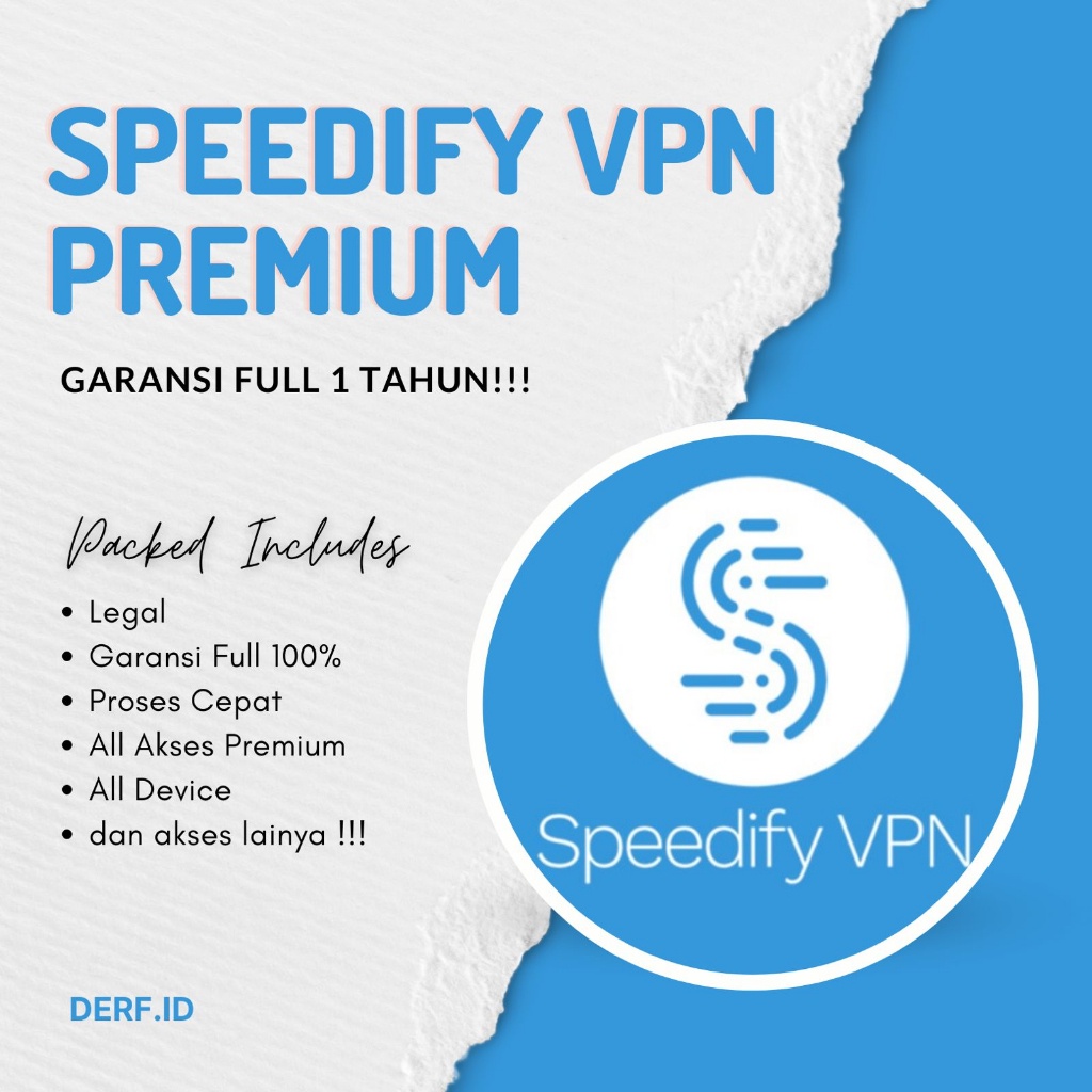 Jual Speedify VPN Premium 1 Tahun Garansi Legal Murah | Shopee Indonesia