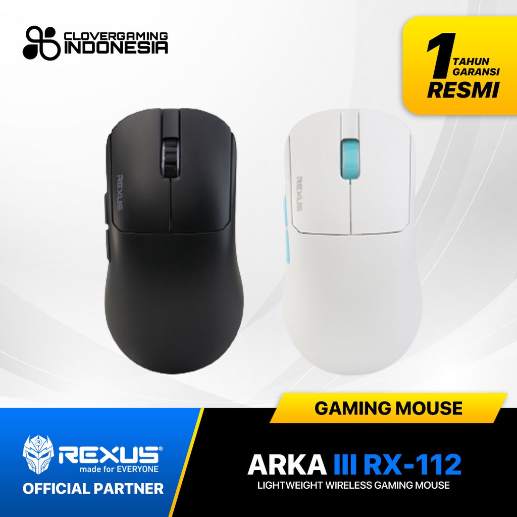 Jual Rexus Arka III RX-112 Lightweight Wireless Mouse Gaming ...